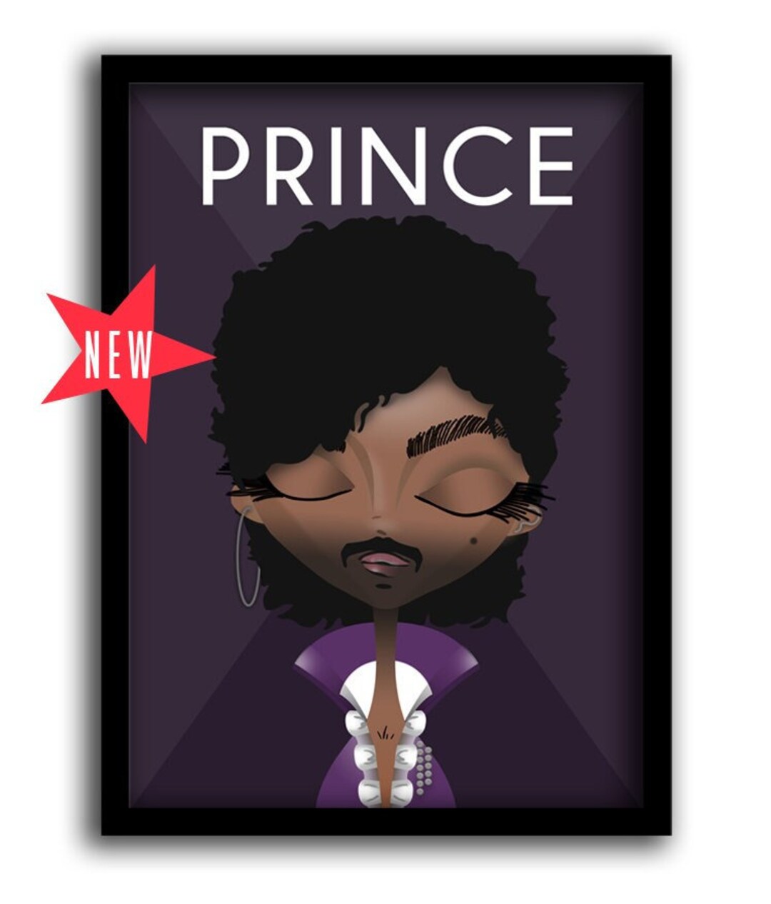 PRINCE Art Poster Print // ICONIC Hero Wall Decor- Inspiring Female ...