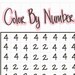 Color by Number Cross Pdf Download Jesus Worksheet Sunday School ...
