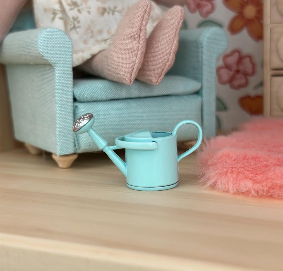 Miniature Watering Can: Dollhouse Garden Decor - Etsy