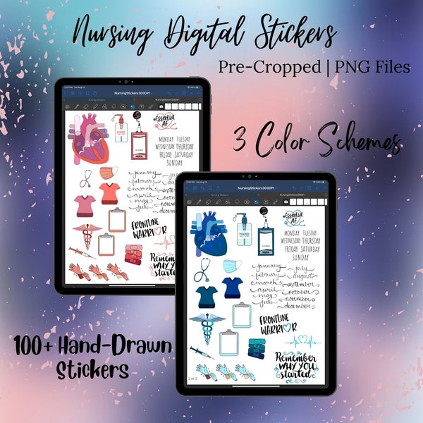 Nursing Student Planner Stickers - Etsy