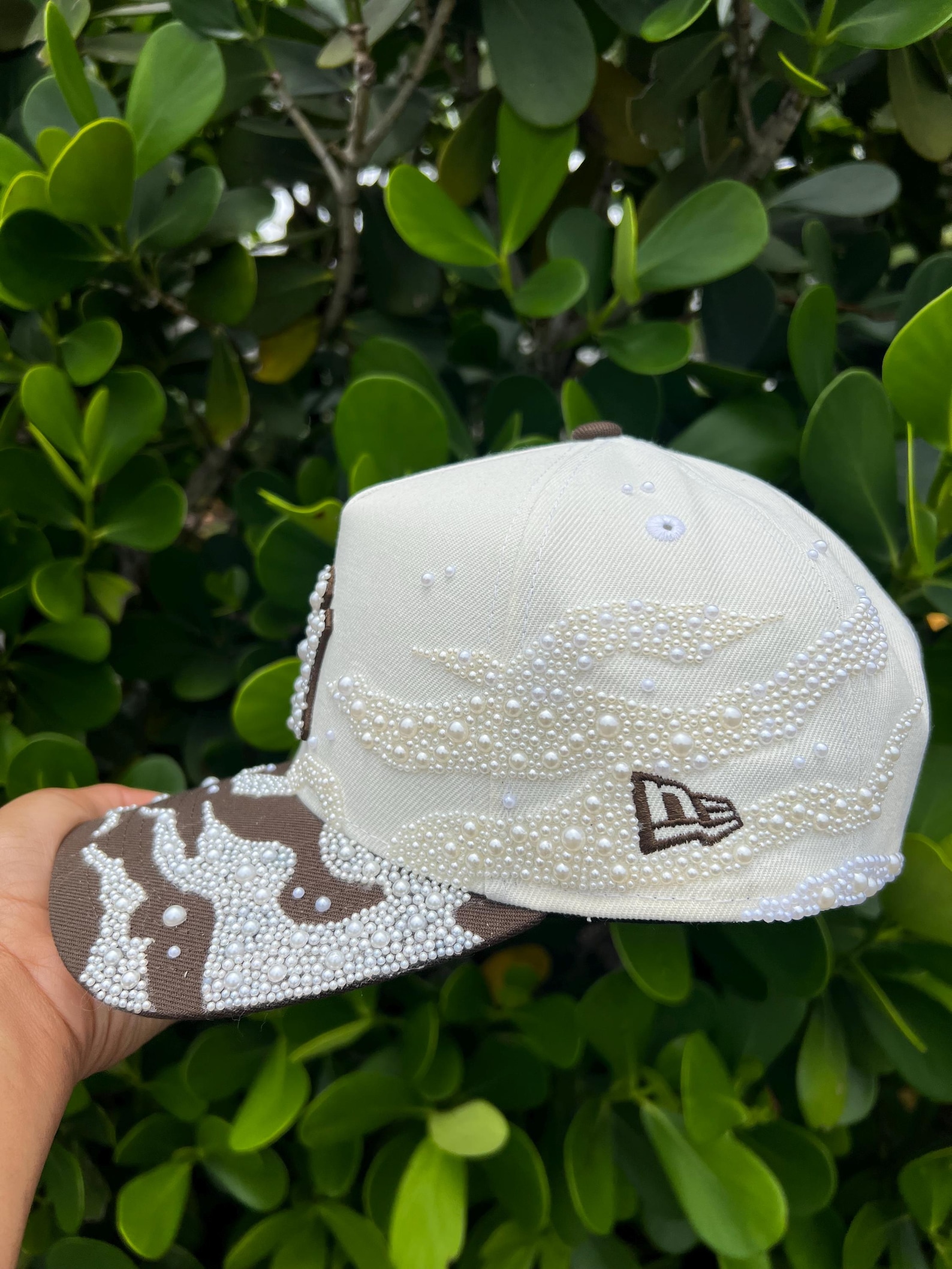 Pearl Design Hat— Hand-customized New Era Cap - Etsy