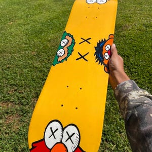 Custom Hand-painted Skateboard- Personalize Your Own Board Design - Etsy