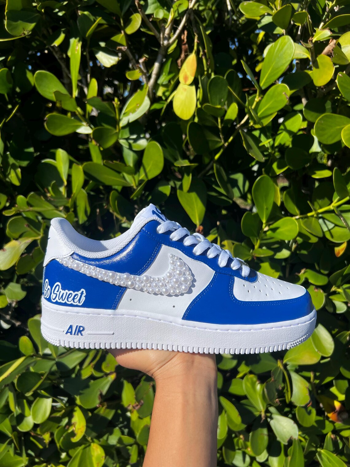So Sweet- Zeta Phi Beta Sorority Inspired Air Force 1s | Hand-painted ...