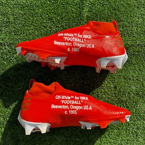 OW Custom Football Cleats - Etsy