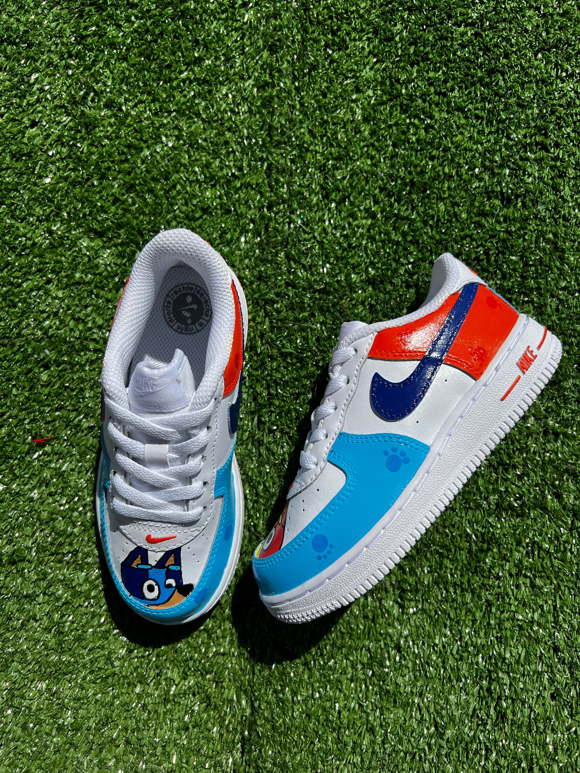 Air Force 1 Custom Bluey Air Forces . . #airforce1 #airforce #custom ...