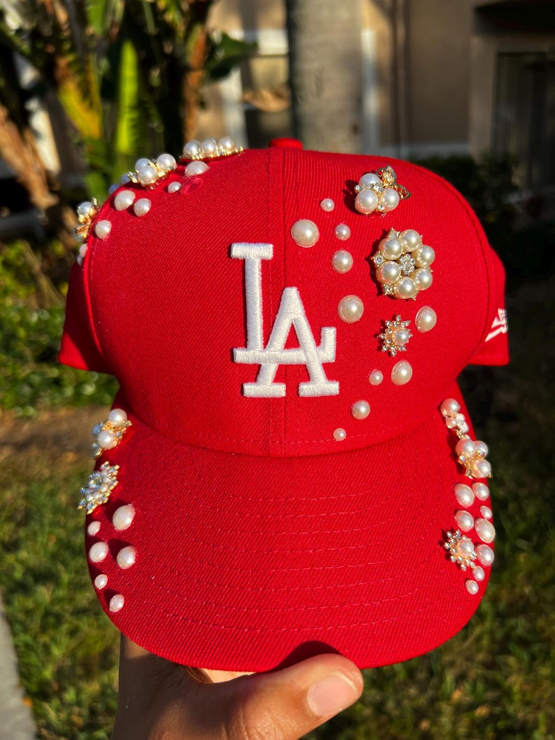 Pearl Embellishment Custom Hat - Etsy
