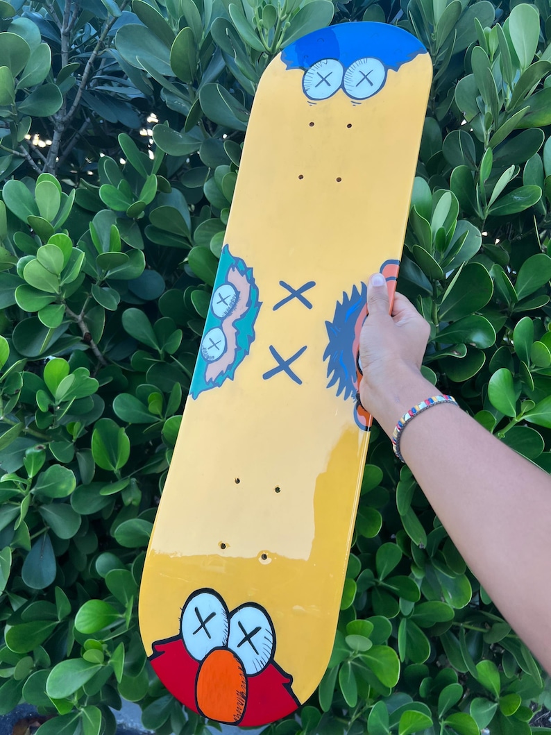 Custom Hand-painted Skateboard- Personalize Your Own Board Design - Etsy