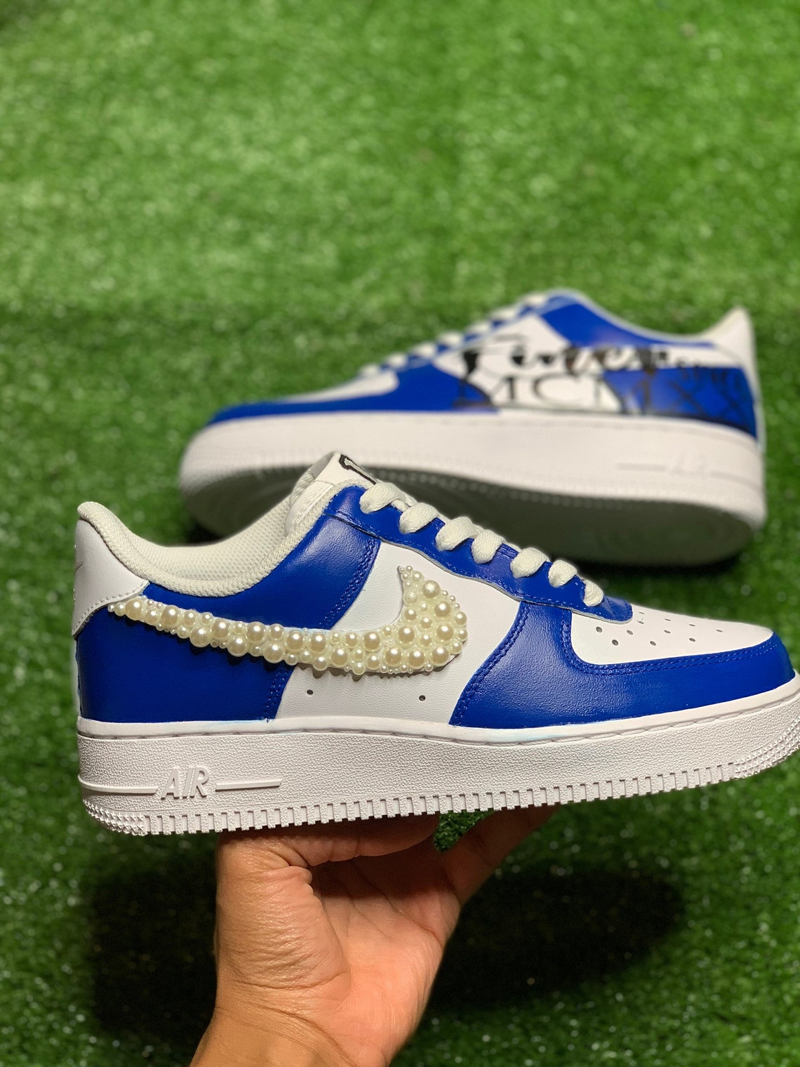 Zeta Phi Beta Sorority Inspired Custom Air Force 1s - Etsy