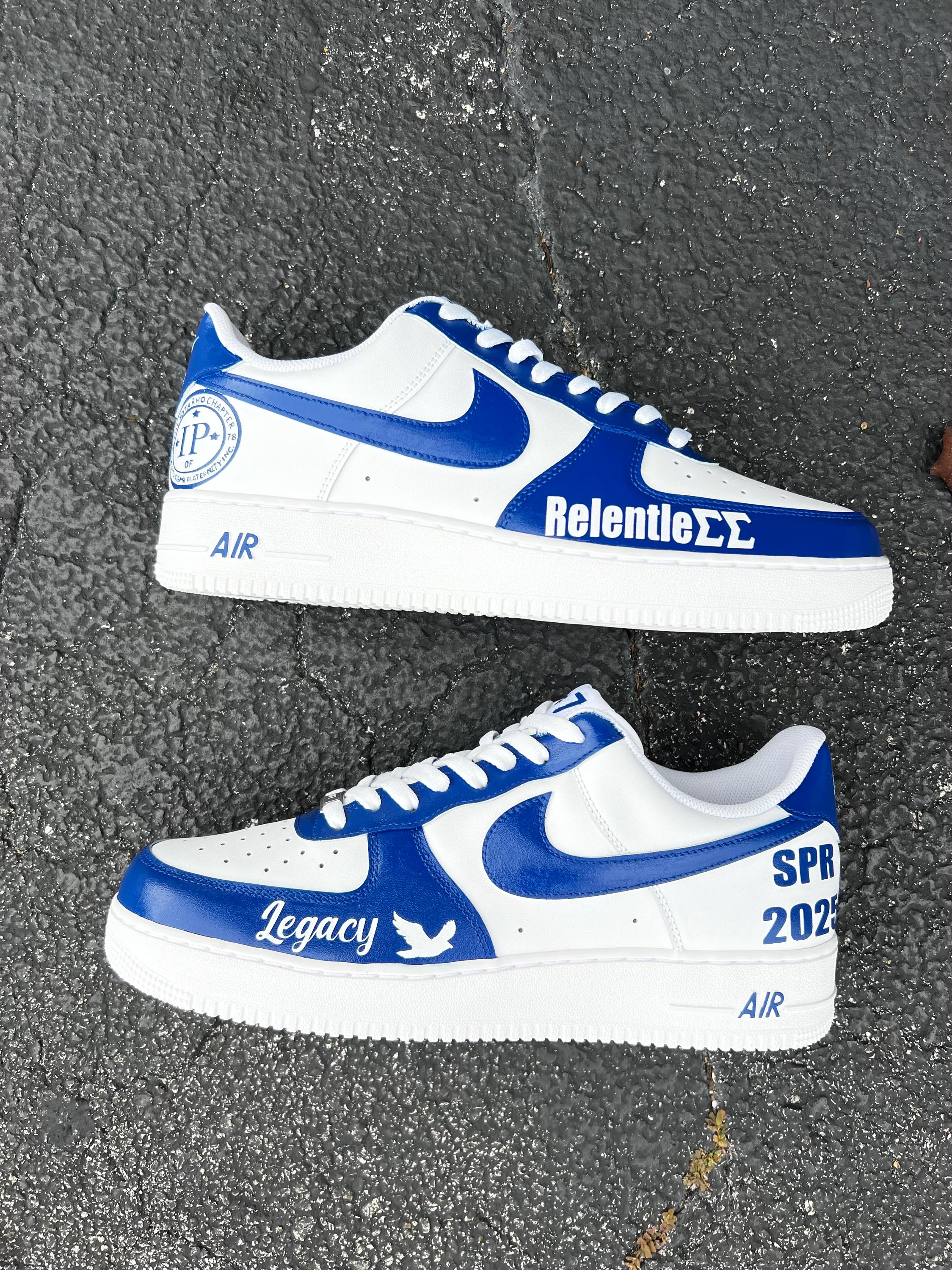 Phi Beta Sigma Fraternity Inspired Custom Air Force 1s - Etsy