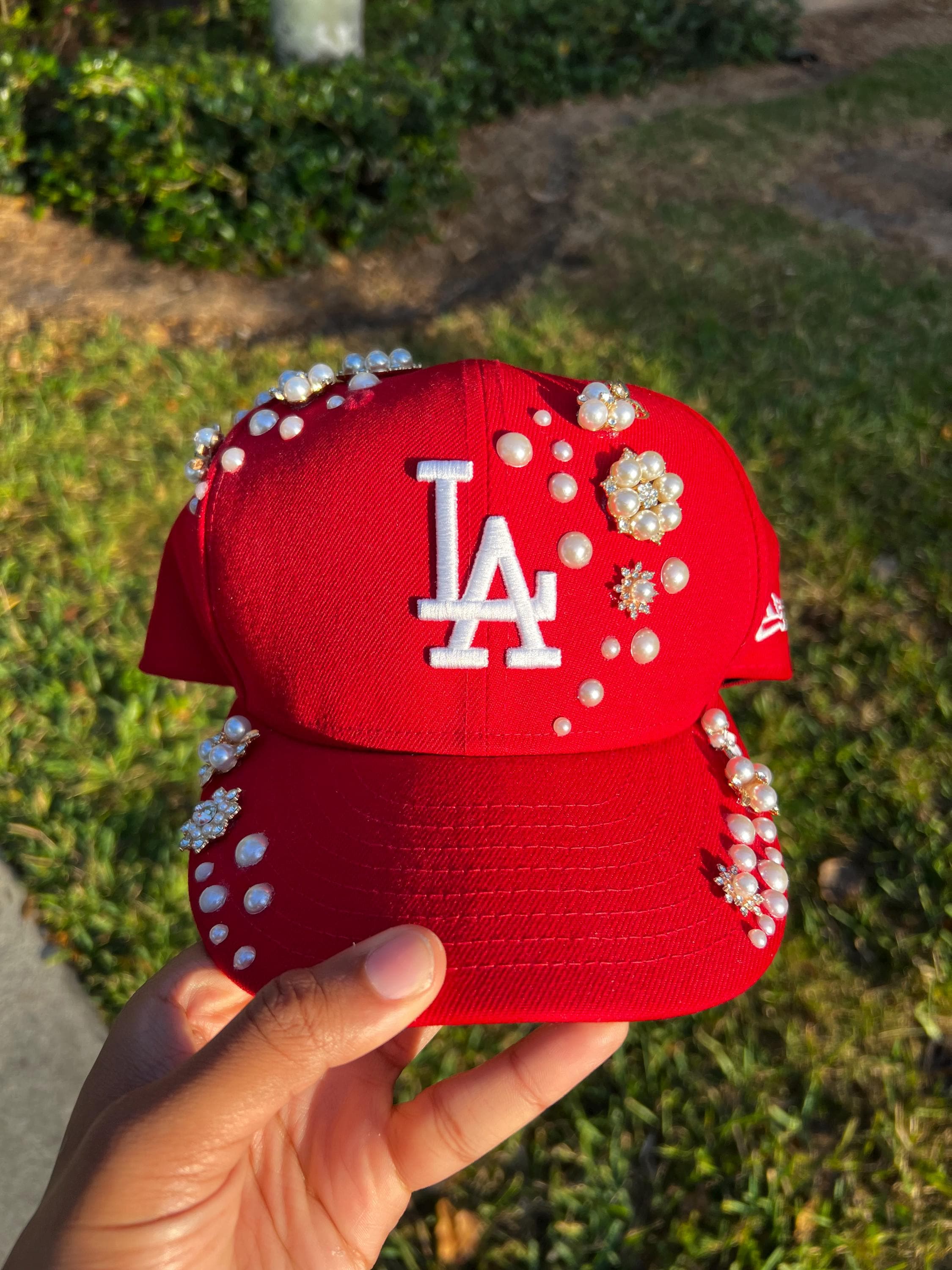 Pearl Embellishment Custom Hat - Etsy