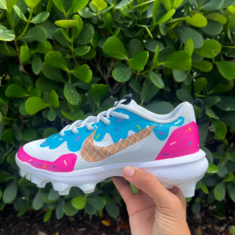 Ice Cream Baseball Cleats - Etsy