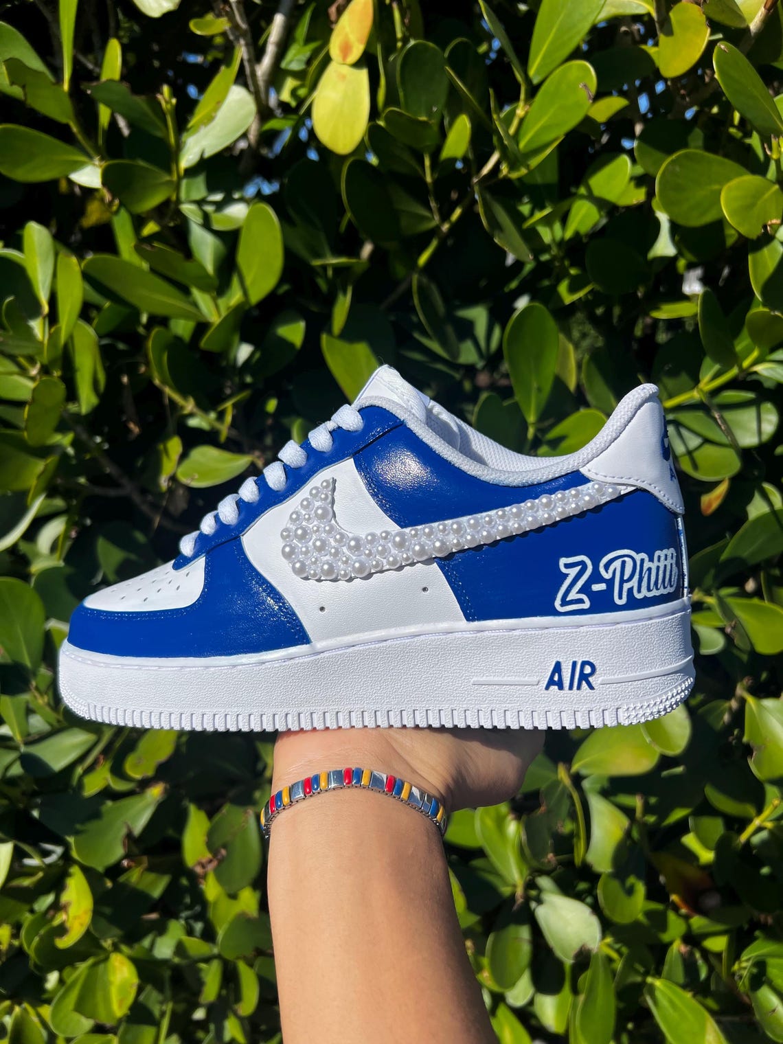 So Sweet- Zeta Phi Beta Sorority Inspired Air Force 1s | Hand-painted ...