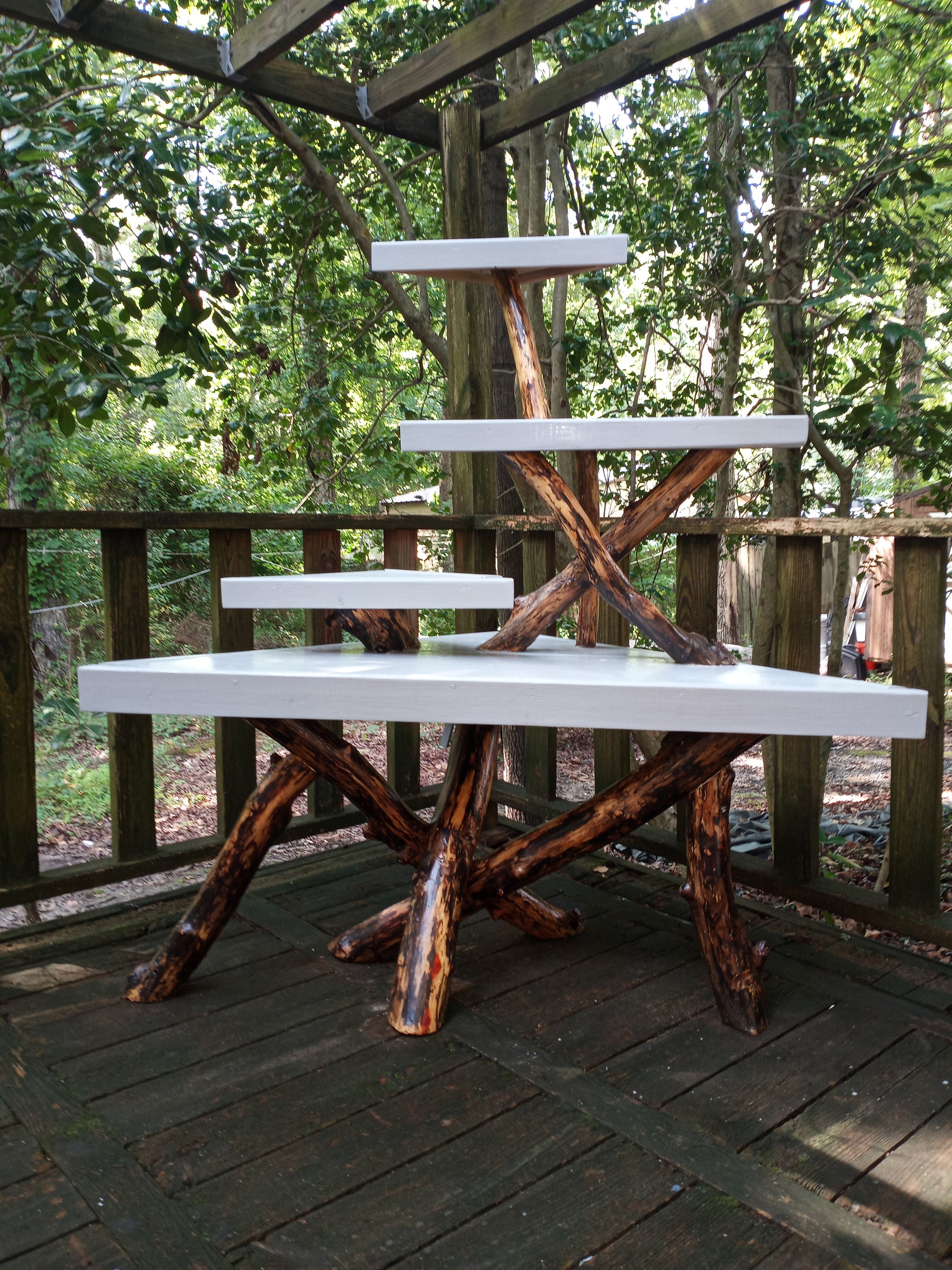Exterior Tree Limb Table/shelves - Etsy