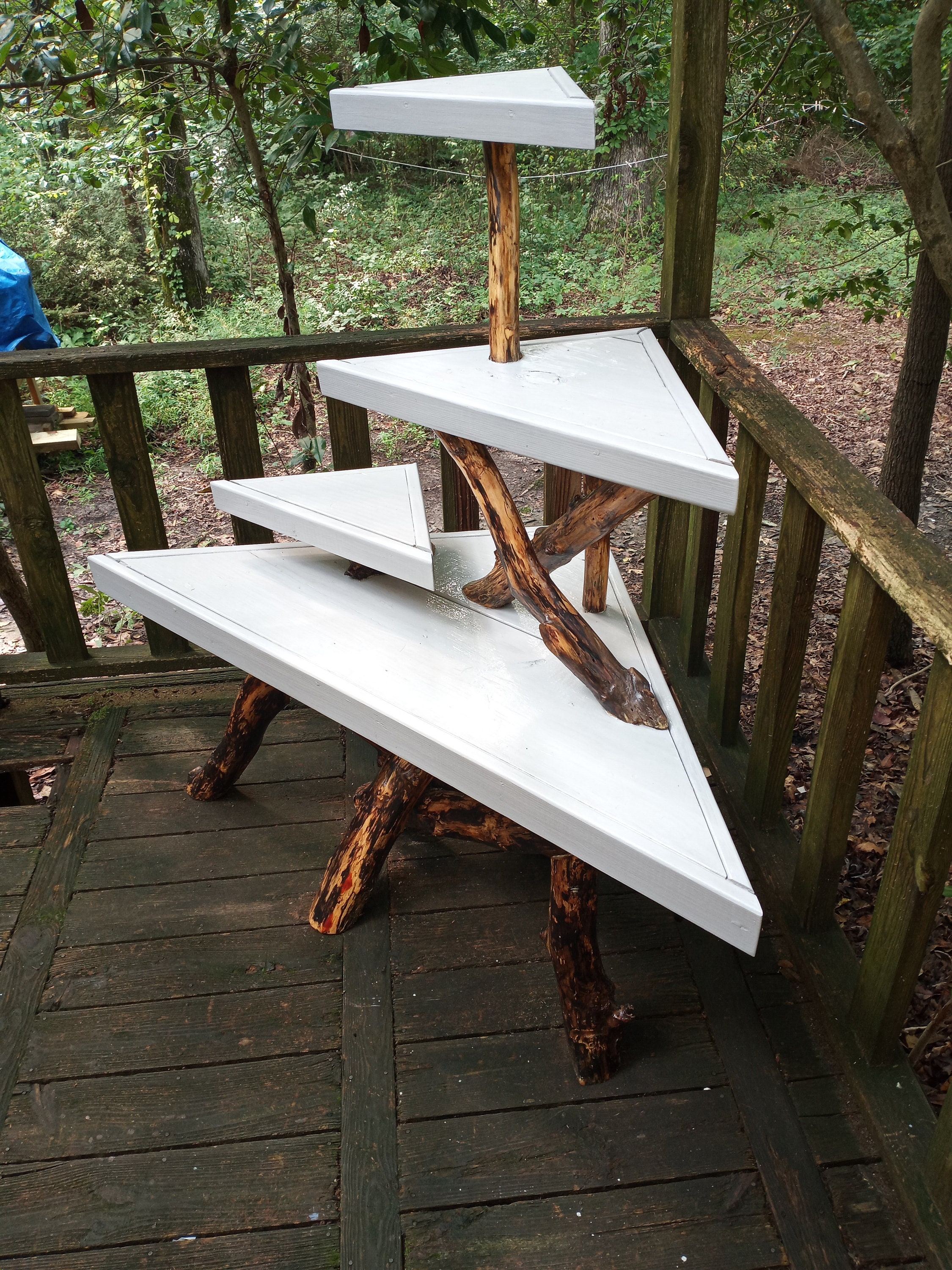 Exterior Tree Limb Table/shelves - Etsy