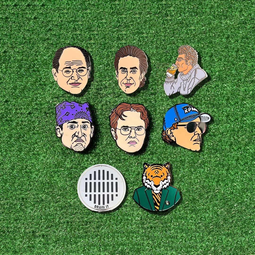 Golf Ball Marker, Seinfeld, the Office, Tiger, Mickelson, Golf ...