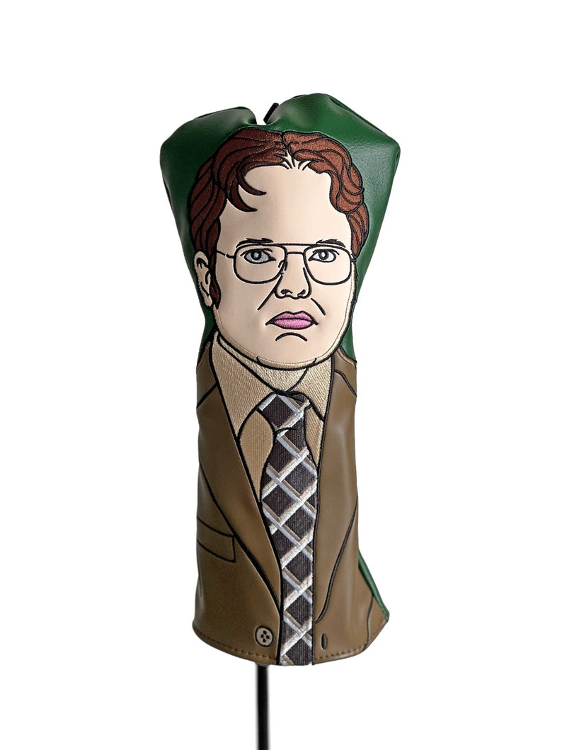 Prison Mike and Dwight Inspired Golf Head Covers Driver Cover - Etsy