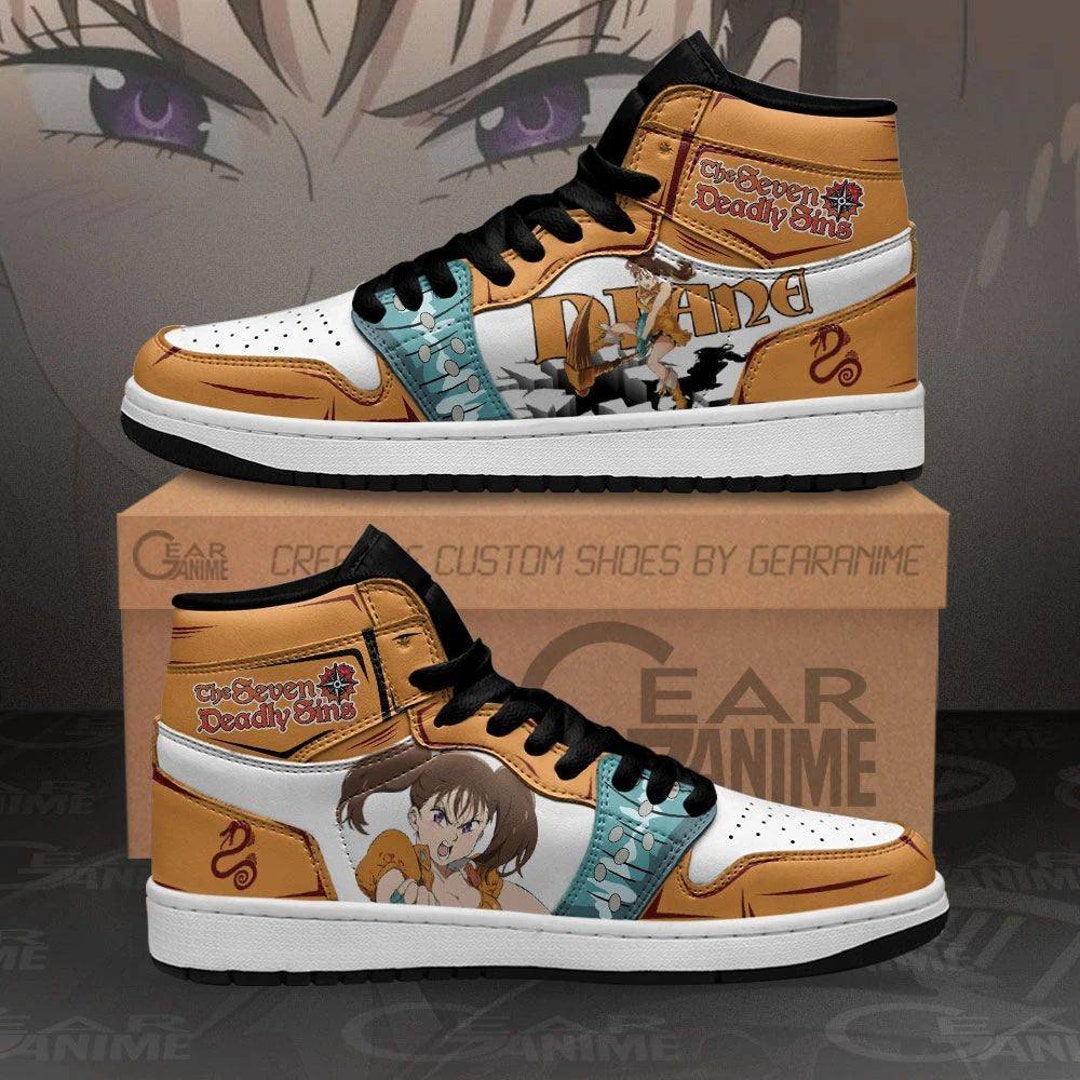 Diane Sneakers Seven Deadly Sins Anime Shoes JDH2003 - Etsy
