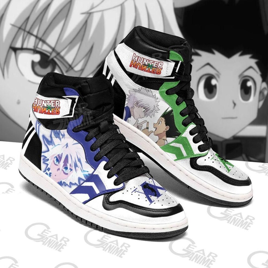 Gon and Killua Sneakers Hxh Anime Custom Shoes JDH1767 - Etsy