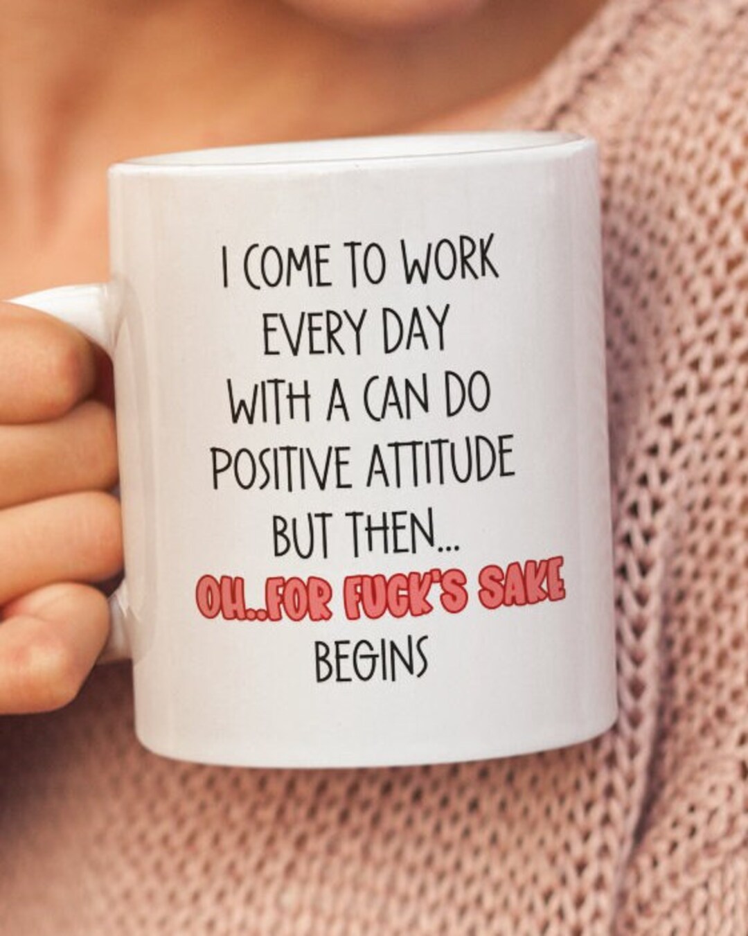 Snarky Funny Mugs for Work, Adult Humor Mug, Office Coworker Gifts ...