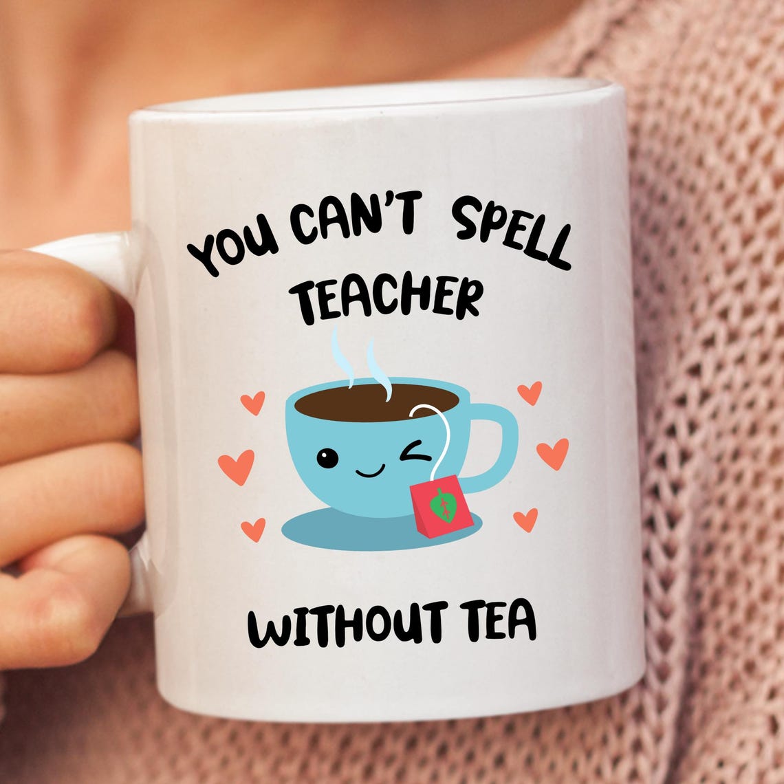 Tea Teacher, Favorite Teacher Tea Gift, Tea Mug, Tea for Teacher, Tea ...