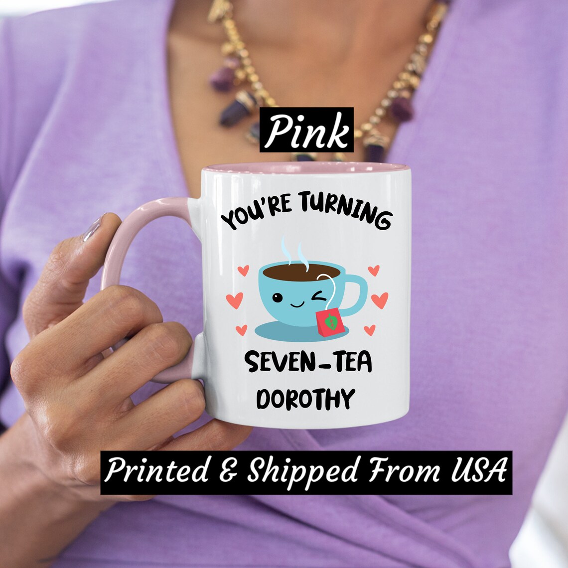 Seven-tea, 70th Birthday Tea Lover Gift, 70th Bday Tea Gifts for Women ...