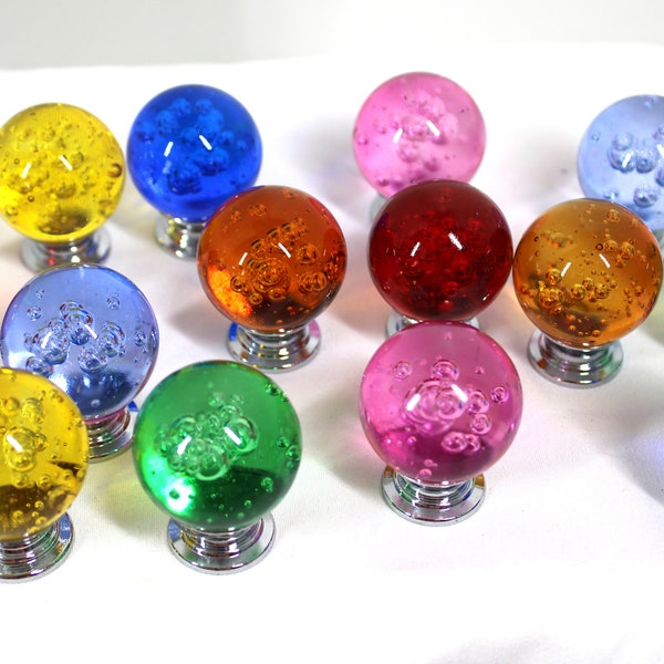 Glass Bubble Knobs - Etsy