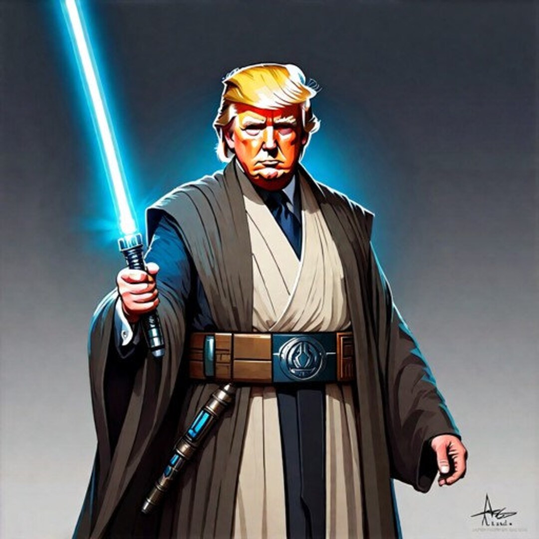 Trump Jedi Knight/ Trump Lightsaber // Trump - Etsy