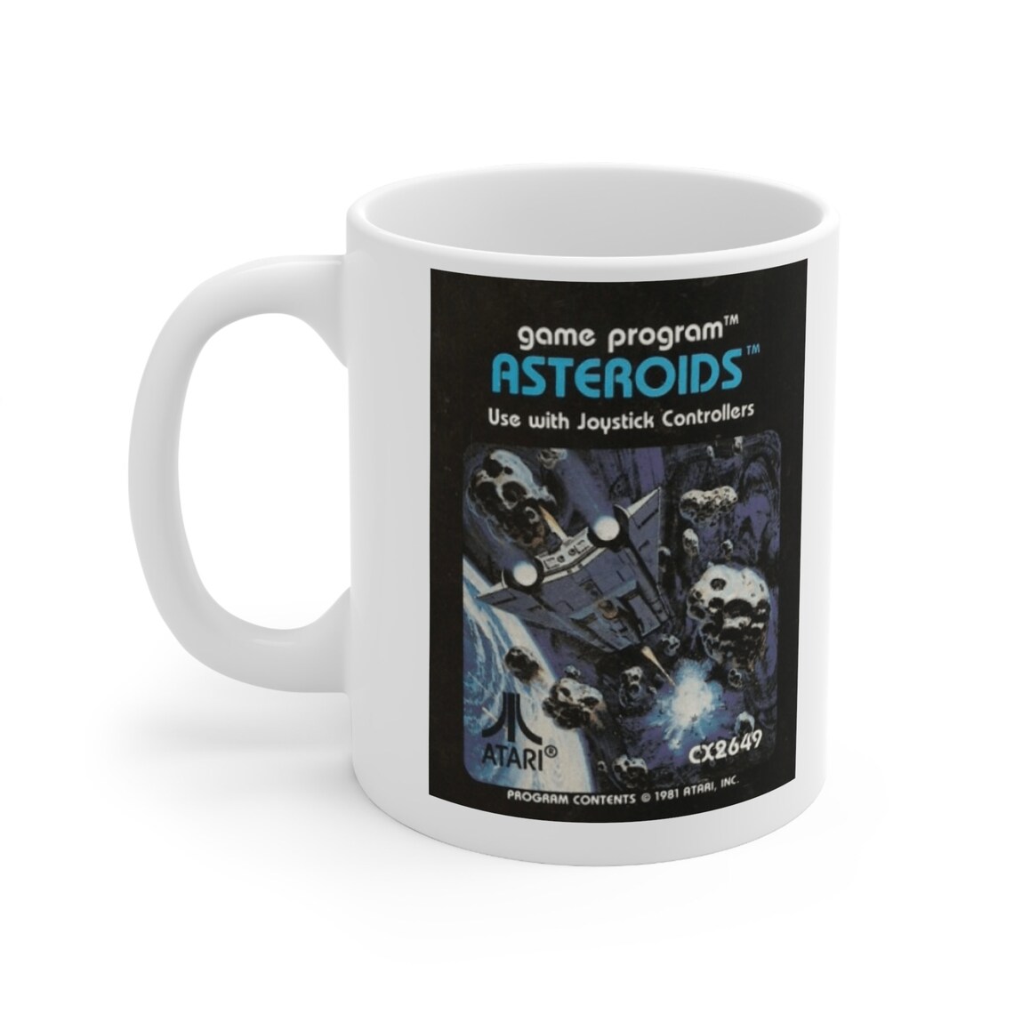 Video Game Themed Coffee Mug, Vintage Video Game, 2600, Space Game - Etsy