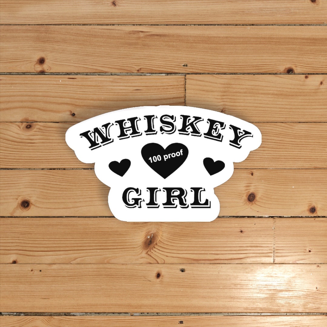 Whiskey Girl Sticker, - Etsy
