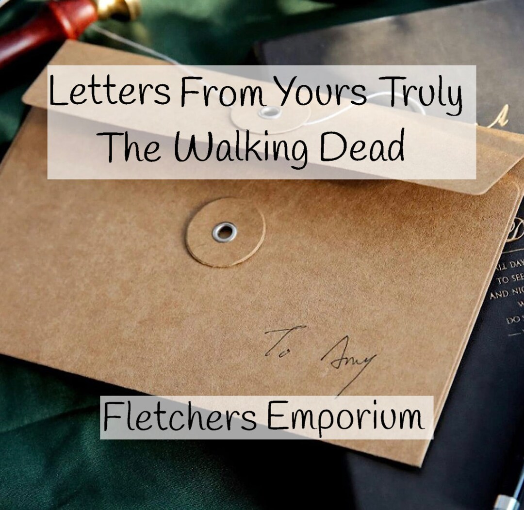 Walking Dead Letters - Custom - Etsy