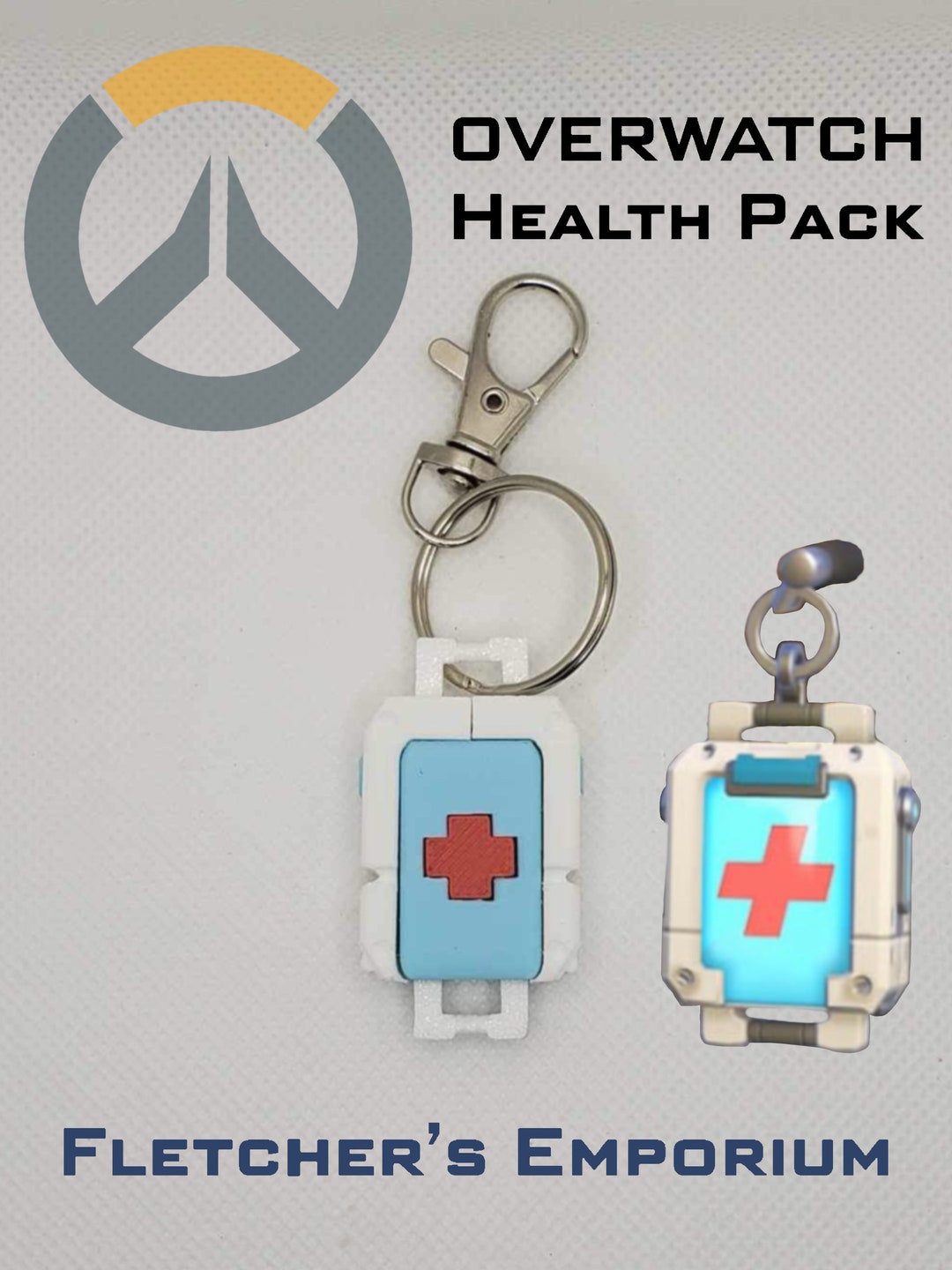 Health Pack Overwatch Keychain - Etsy