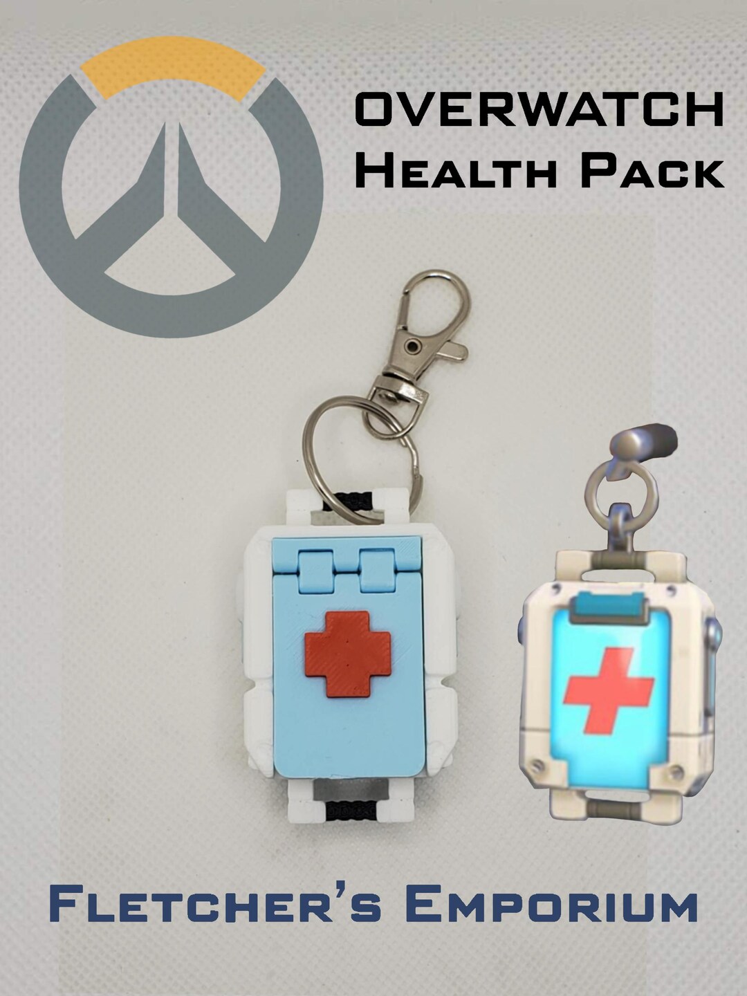Health Pack - Overwatch Keychain - Etsy