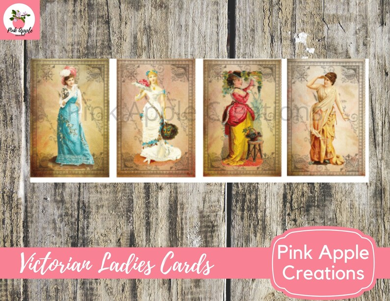 Victorian Ladies Cards, Victorian Women, Victorian Postcards, ACT ...