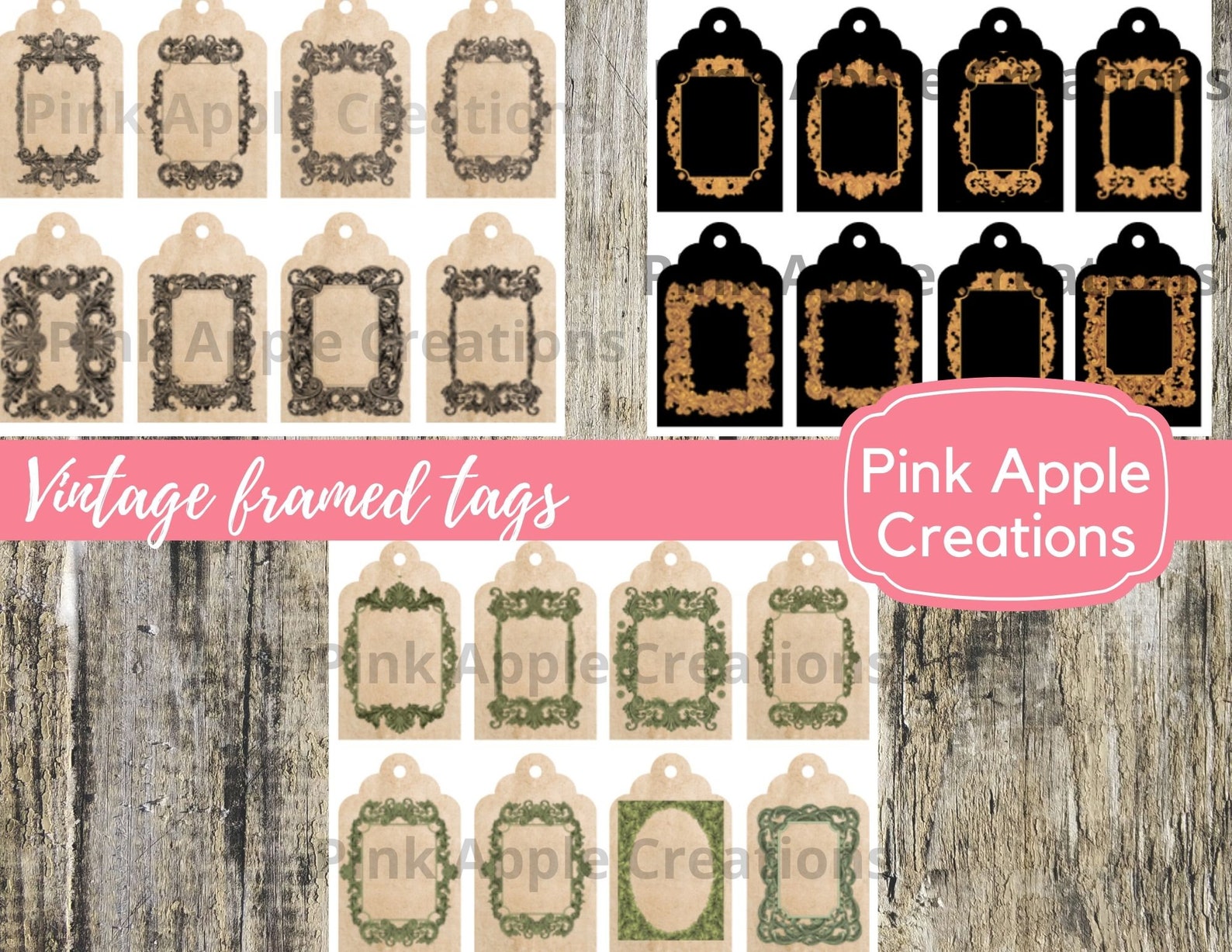 Printable Gift Tags, Printable Tags, Junk Journal Tags, Printable ...