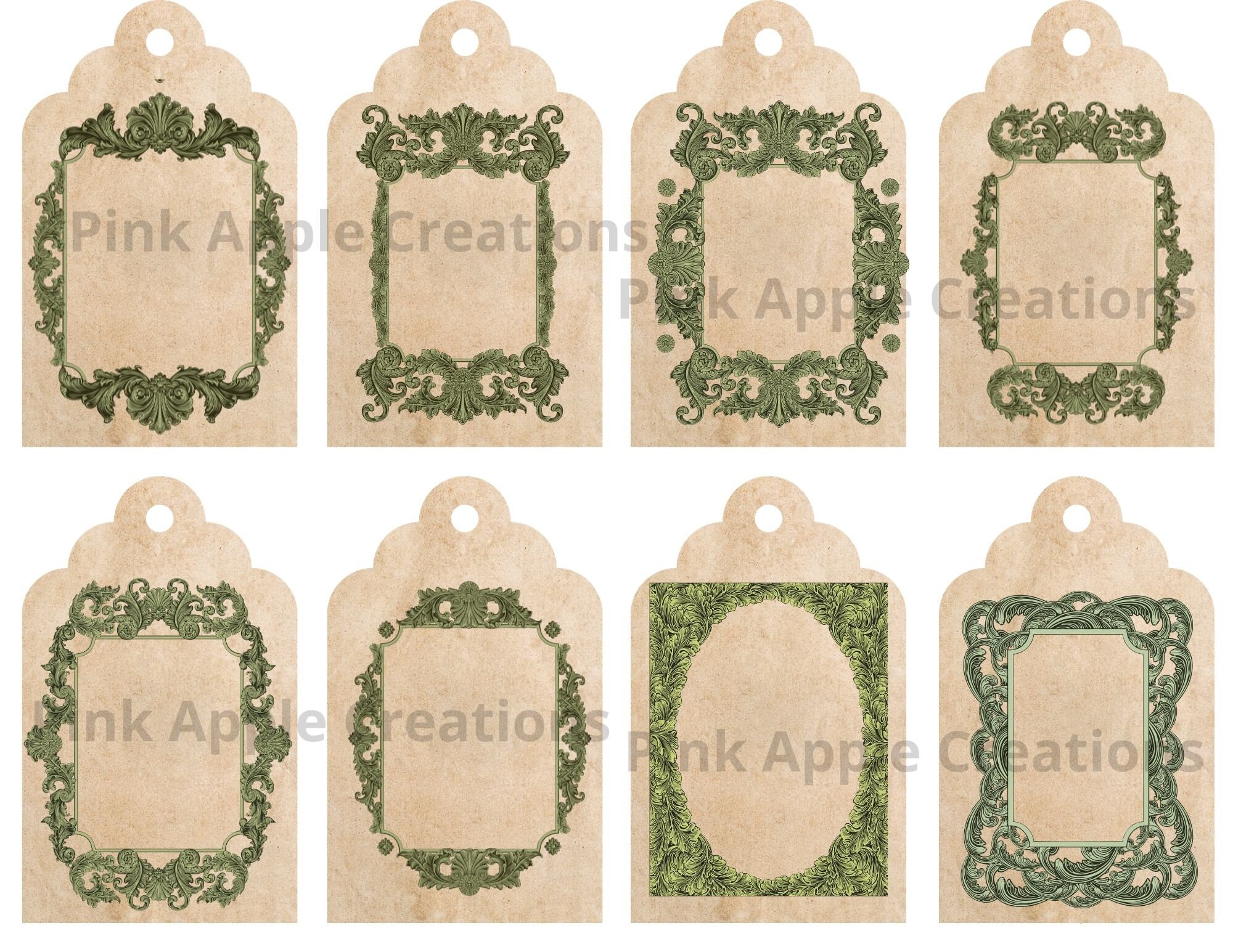 Printable Gift Tags, Printable Tags, Junk Journal Tags, Printable ...