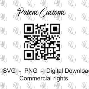 Nosy Cunt Qr Code SVG and PNG Digital File, Cut, Engrave - Etsy
