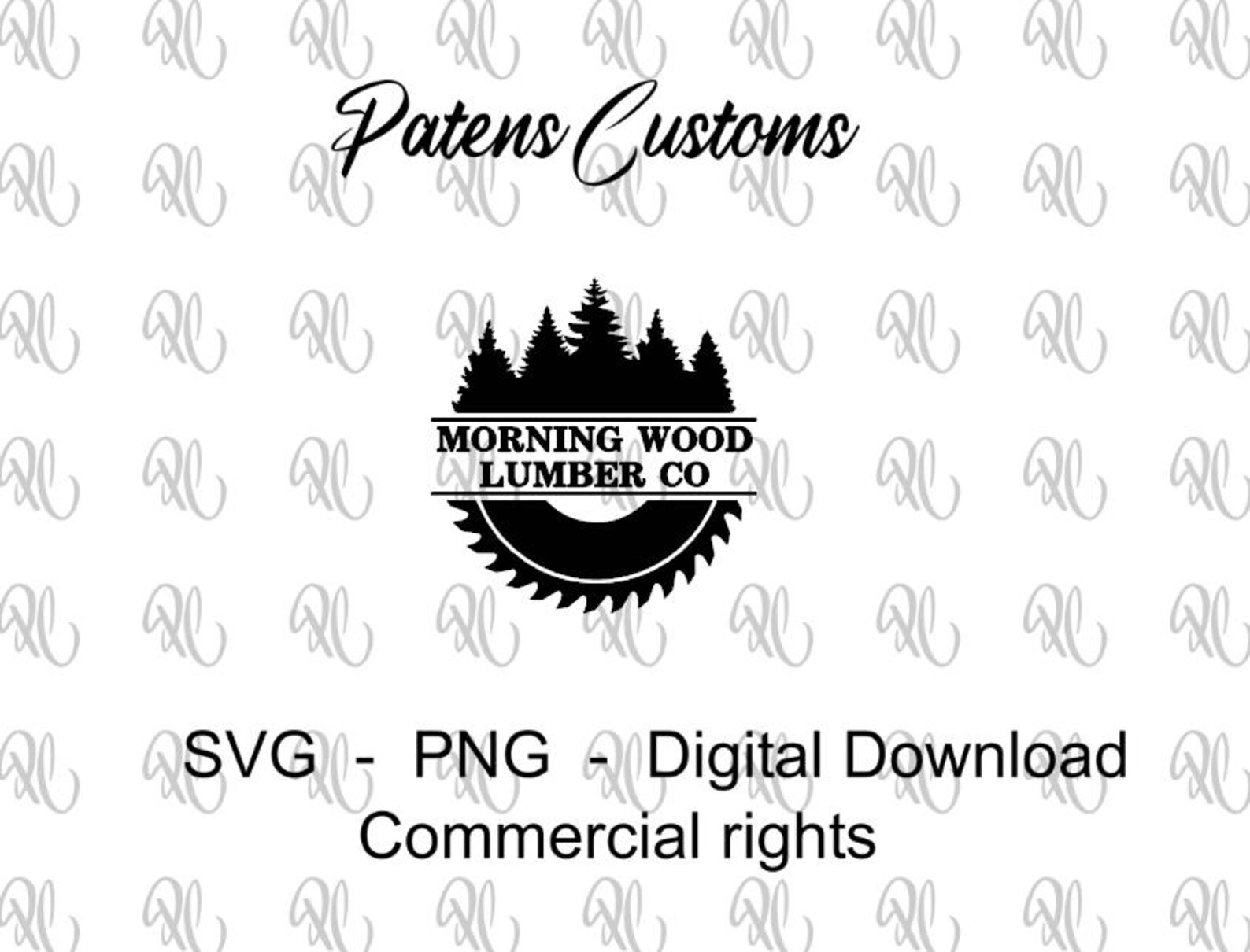 Morning Wood Lumber Co SVG and PNG Digital File, Cut, Engrave - Etsy