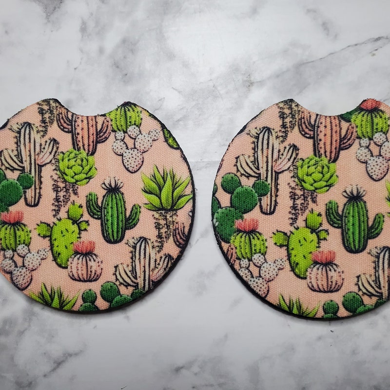Cactus Coasters - Etsy