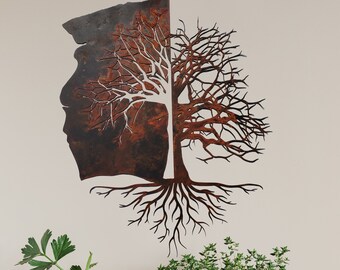 Rustic Tree Art - Etsy