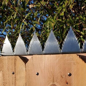 Top Mount Metal Security Fence Wall Spikes Set of 10 | Anti-climb Fence ...