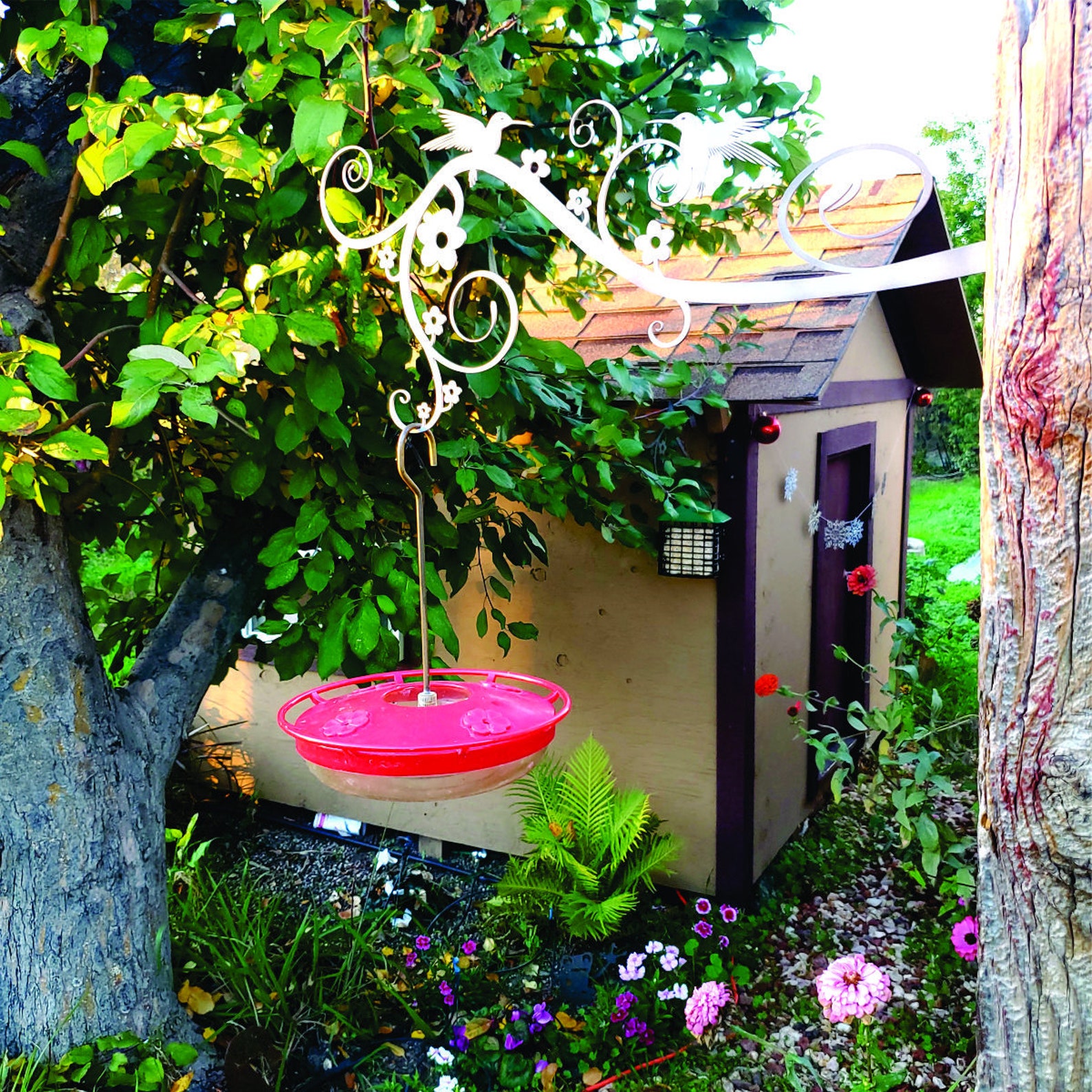 Metal Hummingbird Feeder Hanger - Etsy