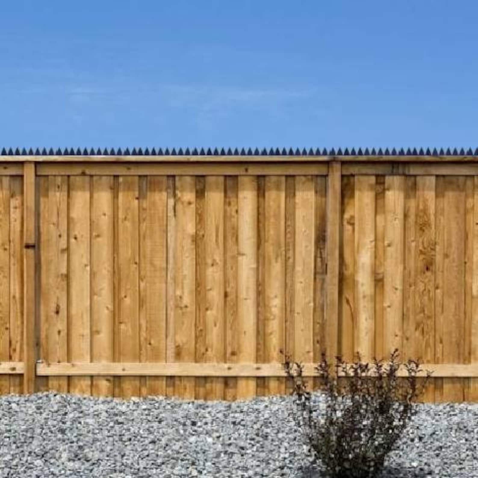 Top Mount Metal Security Fence Wall Spikes Set of 10 | Anti-climb Fence ...