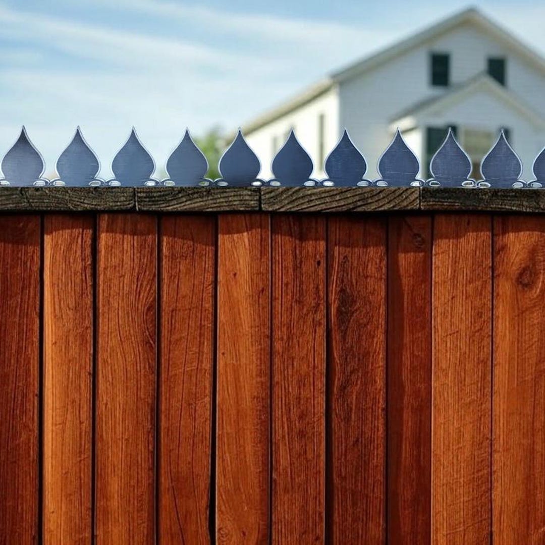 20 Pack 48" Long Side Mount Metal Security Fence Wall Spikes | Anti ...
