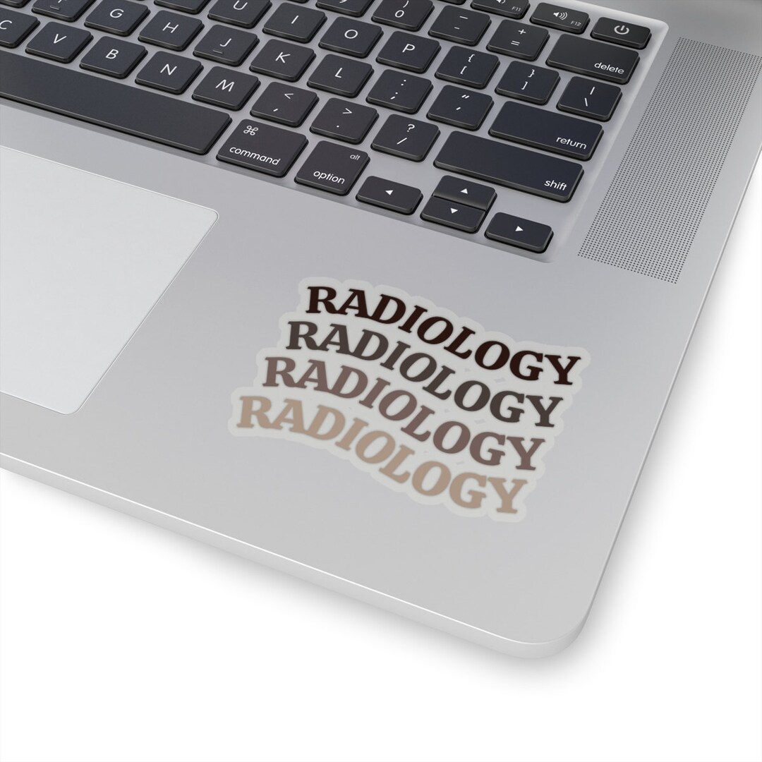 Brown Radiology Vinyl Sticker | Radiology | Rad Tech | Gifts | Medical ...