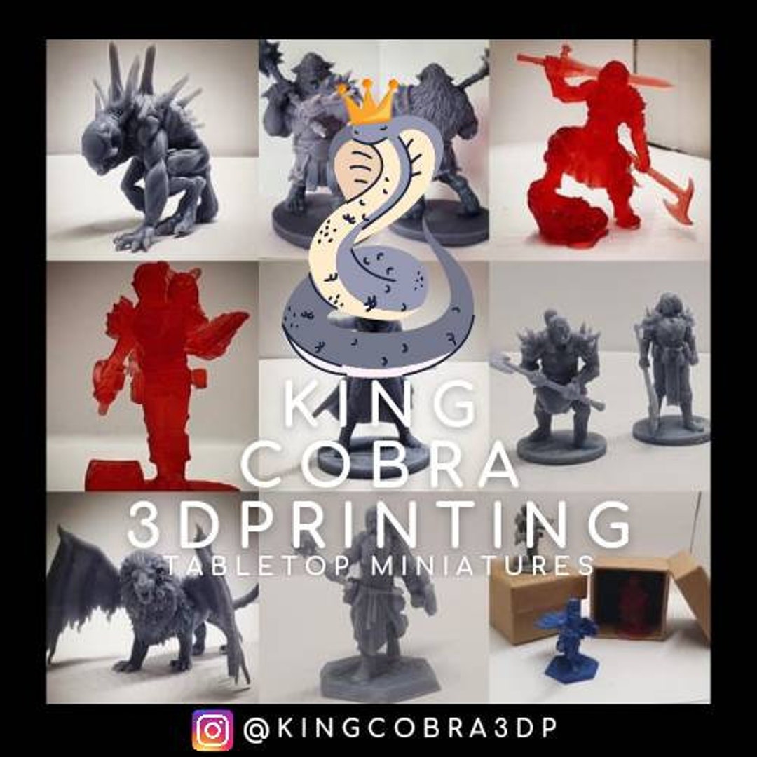 3d Printed Miniatures Heroforge Etc. - Etsy UK