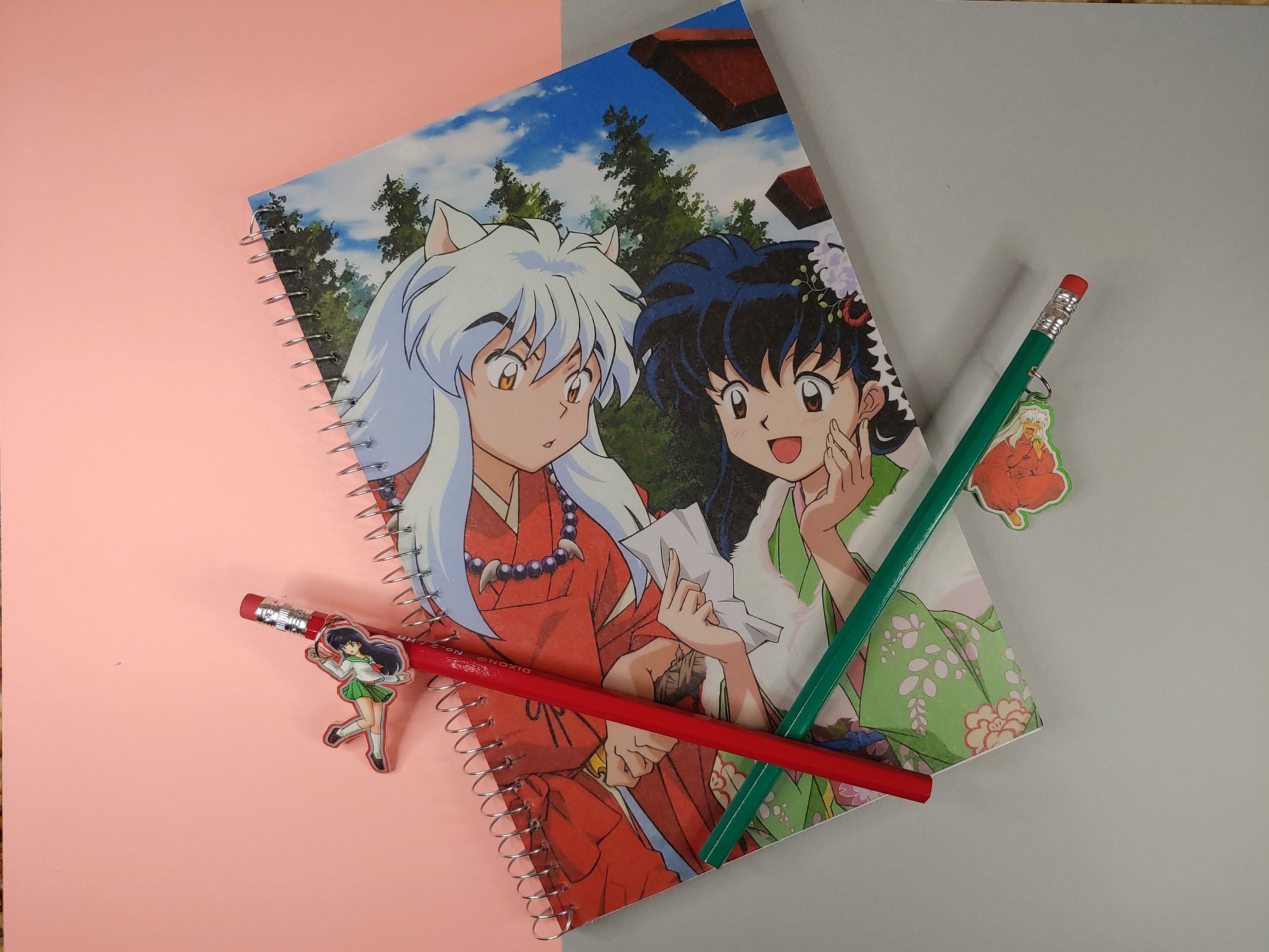 Paper Paper & Party Supplies Anime Stationery Kawaii Inuyasha Notebook ...