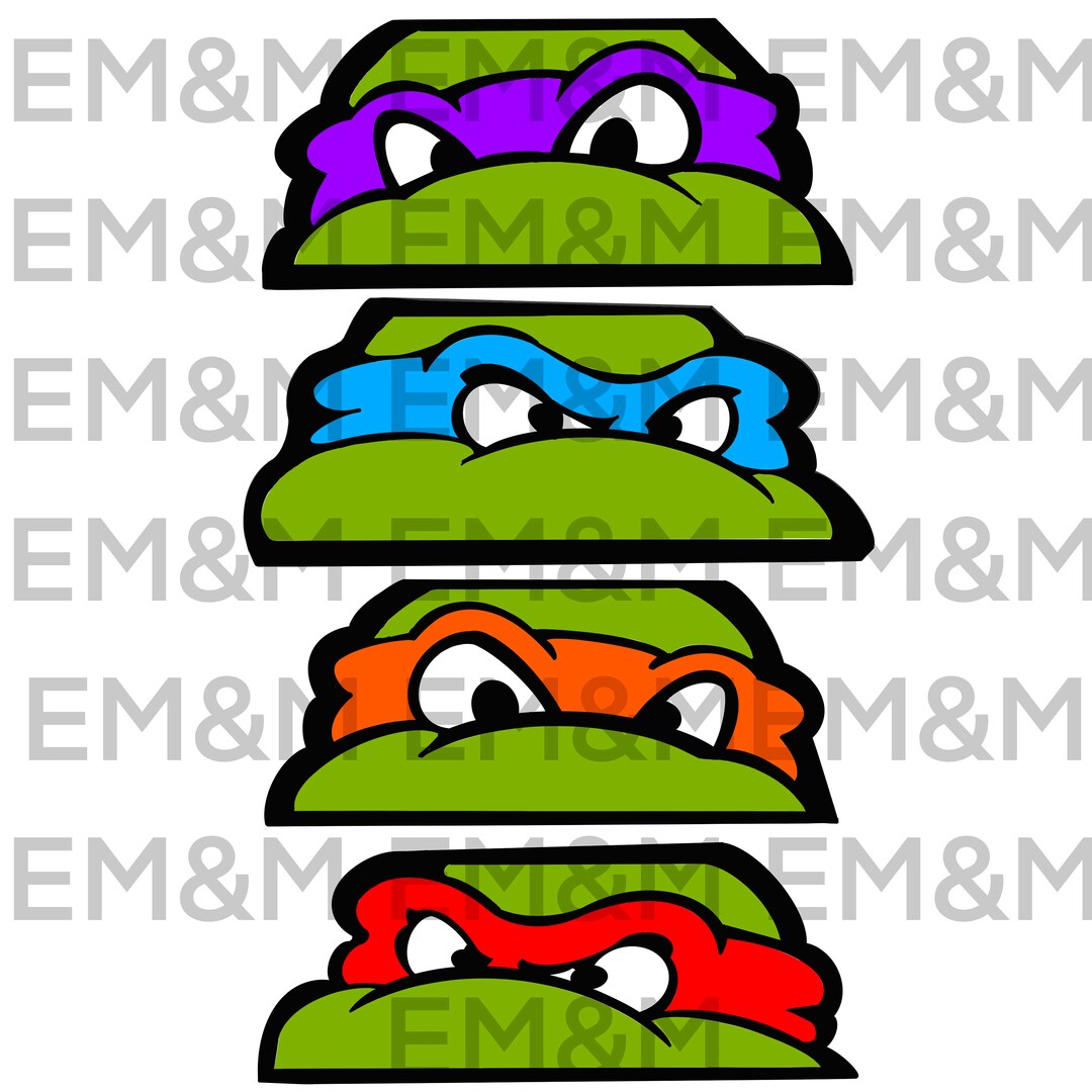 Ninja Turtles TMNT PNG Layers - Etsy Australia