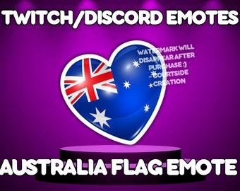 Aussie Flag Emote - Etsy