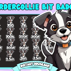 Twitch Bit Badges | Twitch Bits Badges Border Collie Twitch Bits Badges ...