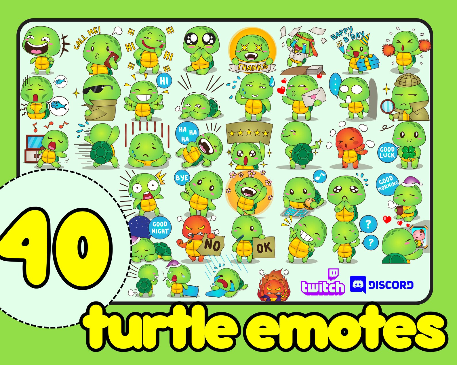 Turtle Emotes, Turtle Twitch Emotes, Turtle Emotes, Turtle Discord ...